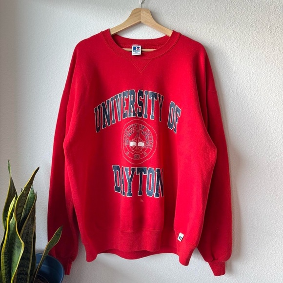 Russell Athletic | Sweaters | Vintage Russell Athletic Red University ...